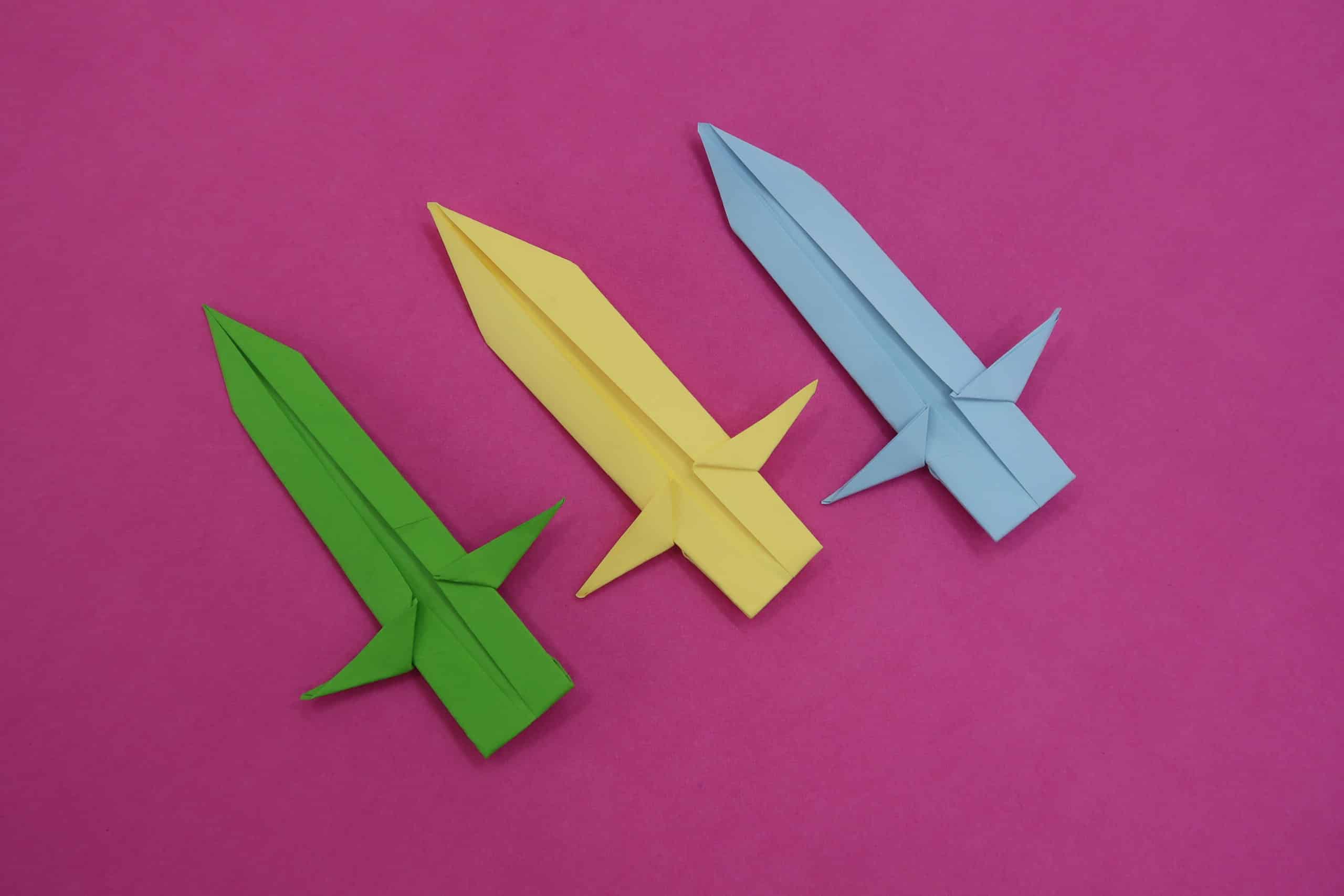 Wunderschone Schwerter Aus Papier Basteln Ebenbild