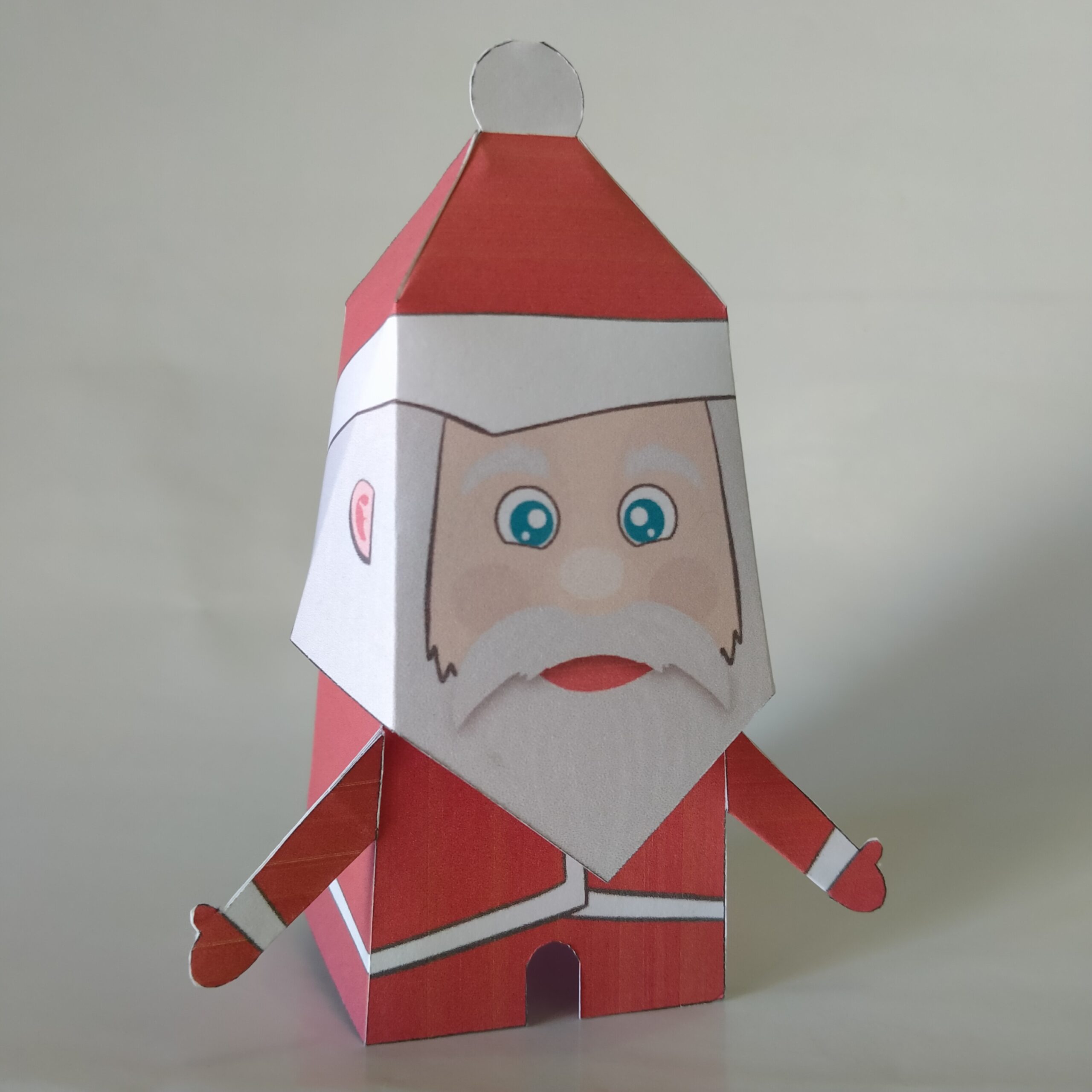 Bastelbogen für Kinder: Weihnachtsmann › Jugendleiter-Blog