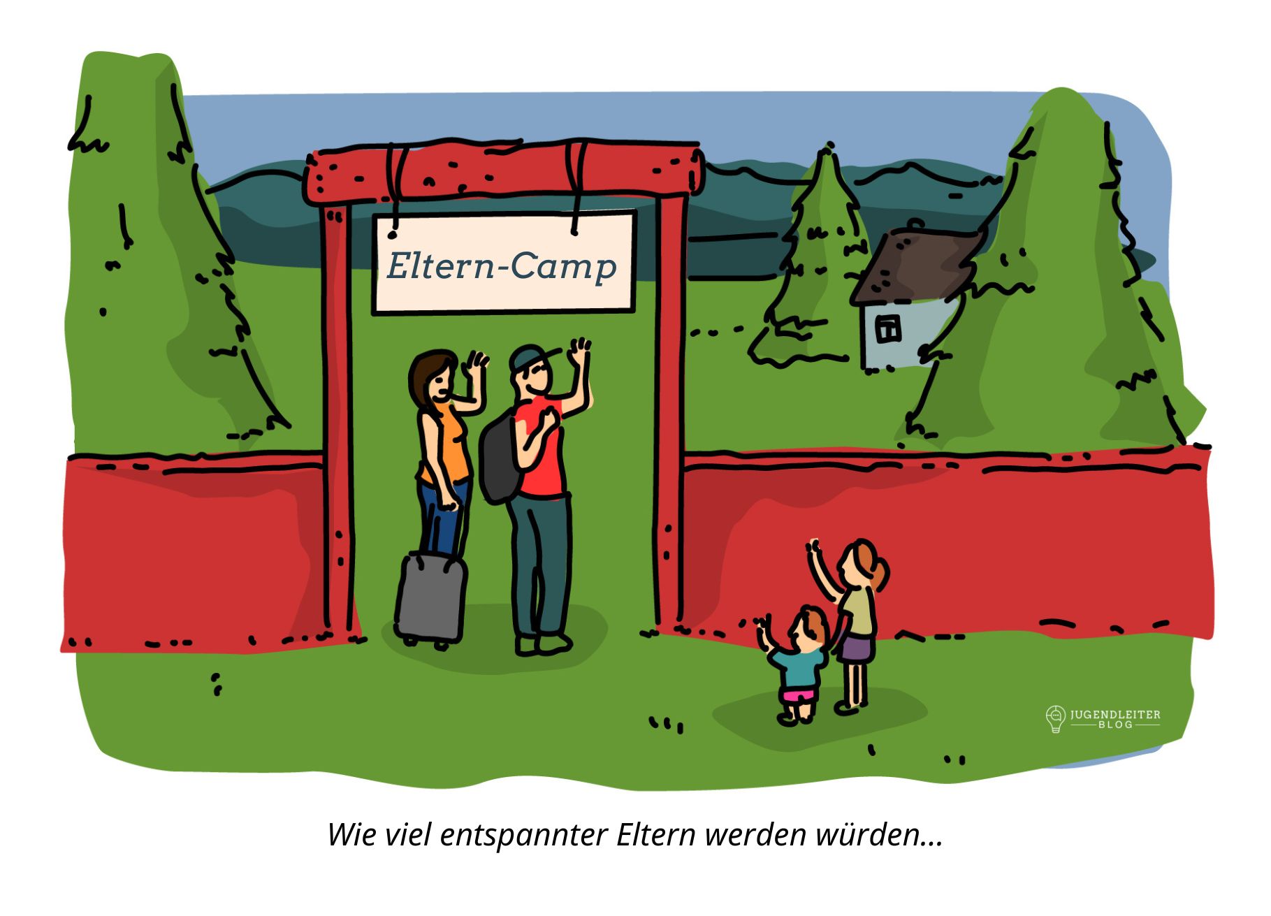 Cartoon: Ein Camp für Eltern? › Jugendleiter-Blog